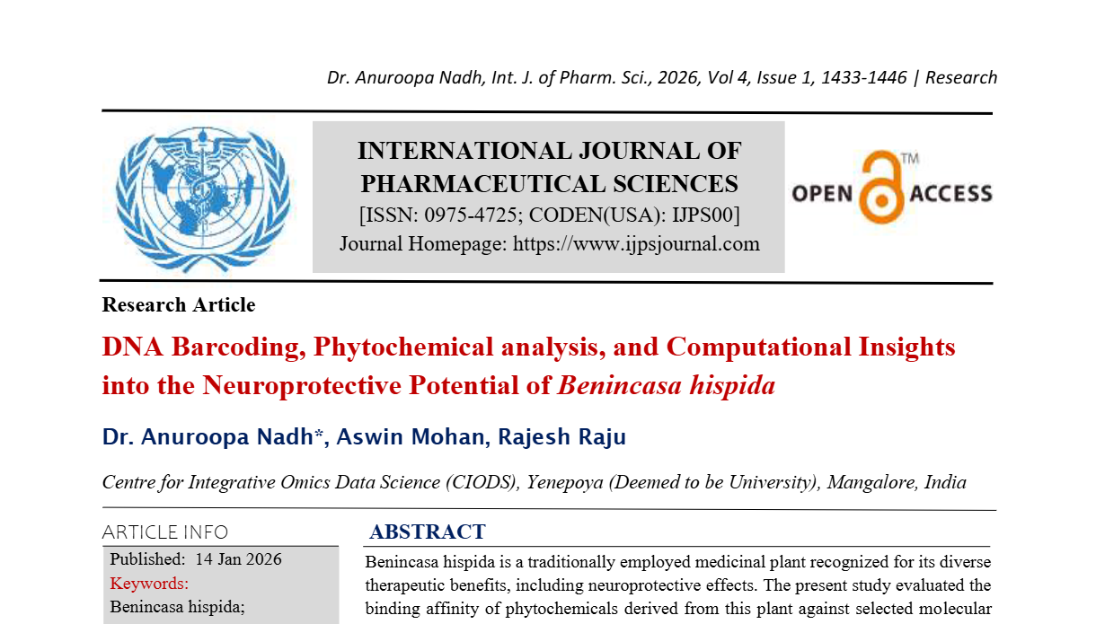 DNA Barcoding, Phytochemical analysis, and Computational Insights into ...